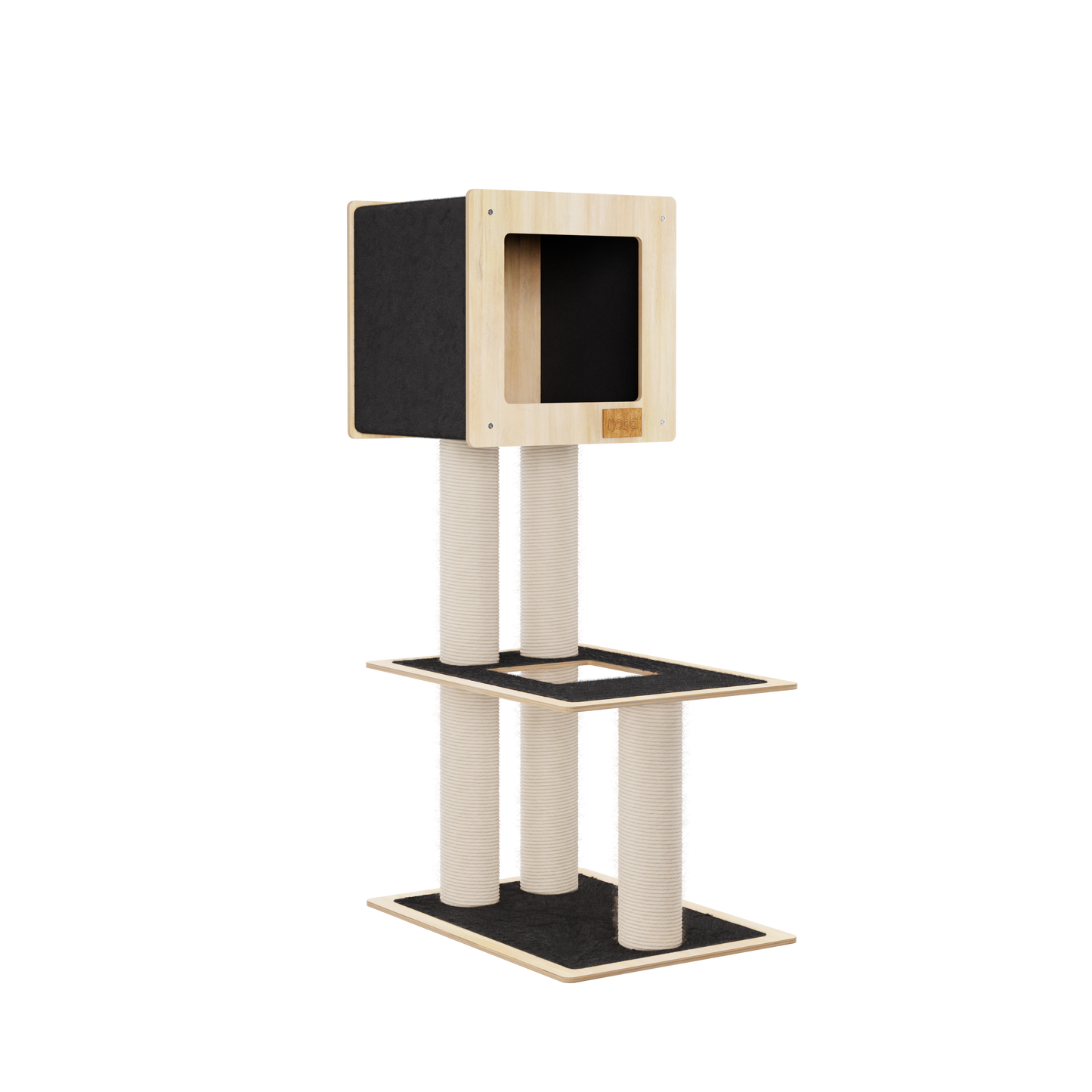 Hut Hideout - 2-Level Deluxe Cat Tree – Central Alberta Auction Services
