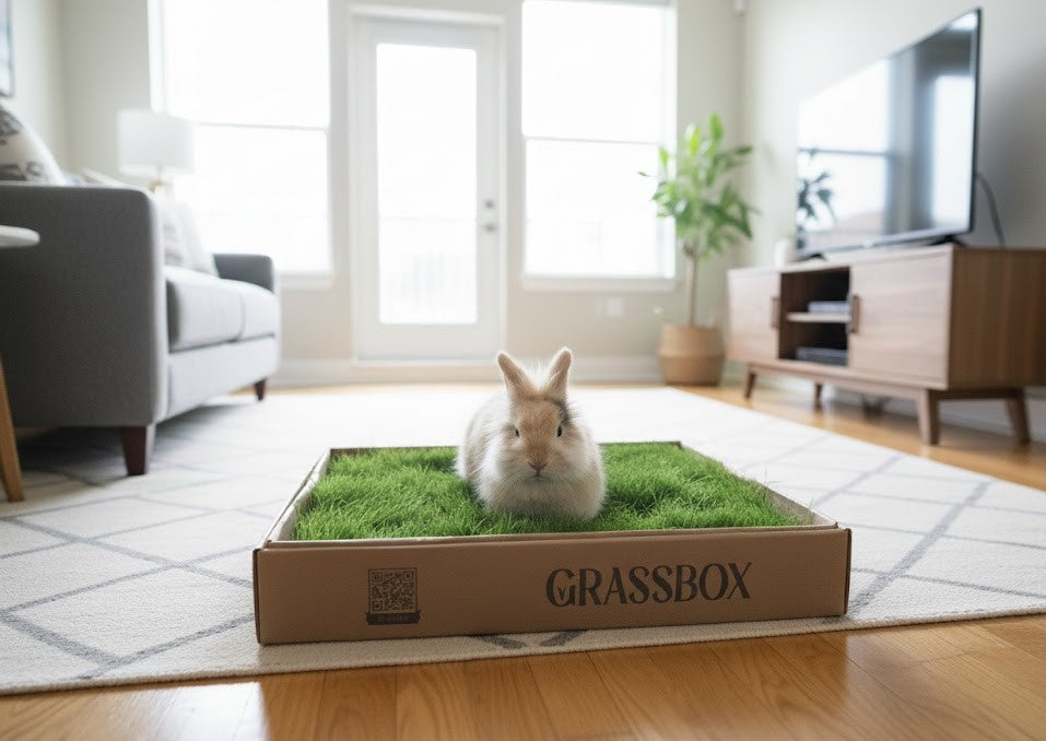 Real Grass Box for Rabbits – Natural Rabbit Potty Solution – Central ...
